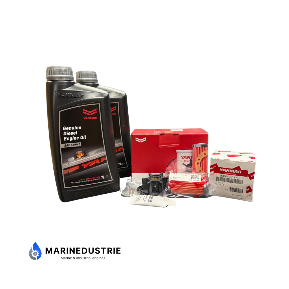 Yanmar 2YM15 Service Kit inklusive Yanmar Motoröl 15W40 – MarineDustrie