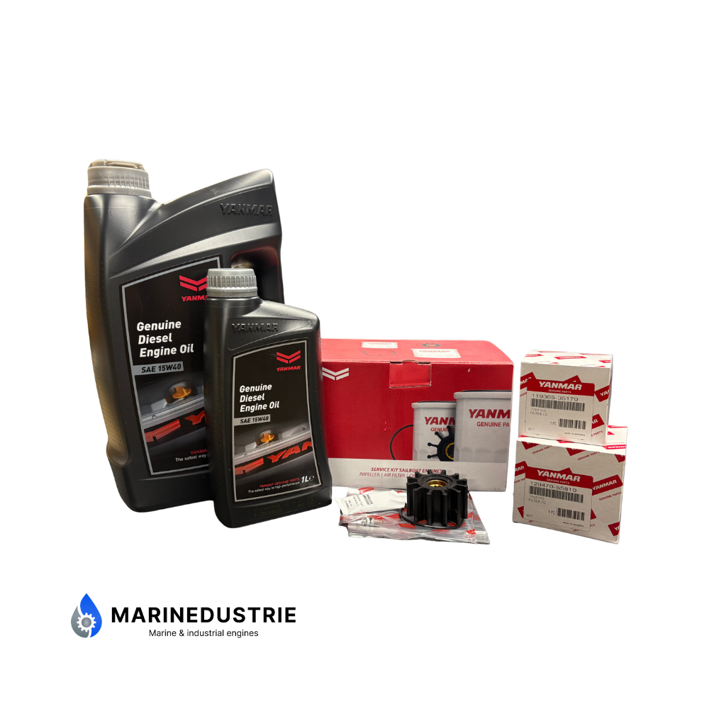 Yanmar 3JH4 Service Kit inklusive Yanmar Motoröl 15W40 – MarineDustrie